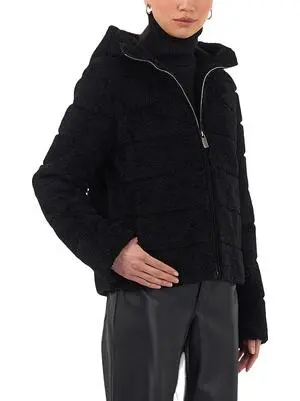 GORSKI Shearling Zip Jacket With Hood