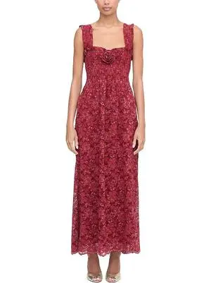 Hill House Home The Rosetta Nap Dress - Claret Lace