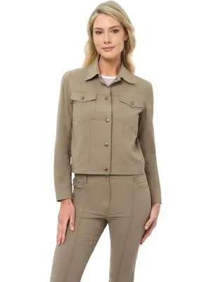 Anatomie Ultra-lightweight Denim Style Jacket - Khaki