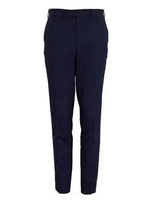 LORDS OF HARLECH Paxton Tailored Wool Pant Navy