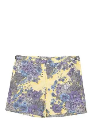 LORDS OF HARLECH Neptune Tailored Swim Shorts - Dream Meadow Sunshine