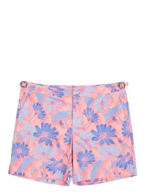 LORDS OF HARLECH Neptune Tailored Swim Shorts - Springtime Pink