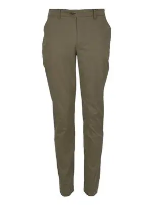 LORDS OF HARLECH Jack Flat Front Stretch Sateen Pant - Taupe