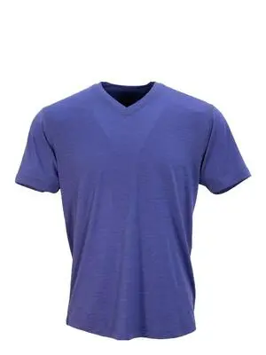 LORDS OF HARLECH Victor Extra Fine Merino Wool V-neck Shirt Skipper