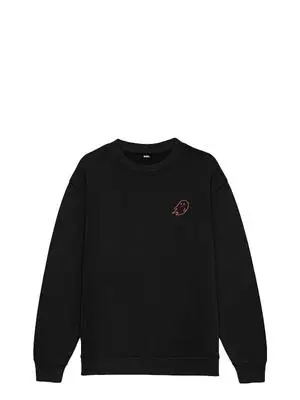 DALIX Relaxed Fit Fleece Pullover Sweatshirt - Black
