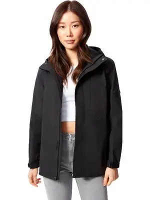 ALPINE NORTH Tahsis Lightweight Waterproof Shell Rain Jacket - Black