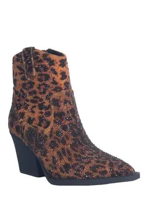 LAUREN LORRAINE Sammy Ankle Boots - Leopard