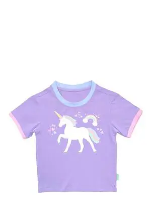 BITS & BOWS Printed T-shirt - Purple