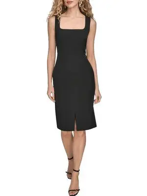 Donna Karan New York Sleeveless Sheath Dress - Black