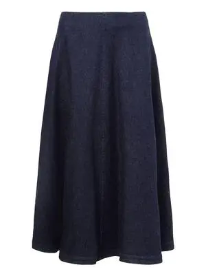 Altuzarra Varda Denim Midi Skirt - Blue
