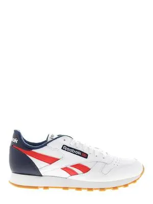 REEBOK Classic Leather Mu Sneakers - White/collegiate Navy Blue/radiant Red