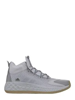 Adidas Pro Boost Mid Sneakers - Cloud White/silver Metallic/chalk White