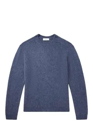 Boglioli Slim-Fit Wool And Cashmere-Blend Sweater Navy