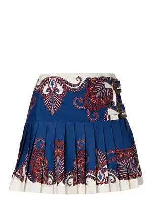 Farm Rio Arabesque Scarf Mini Skirt - Multicoloured