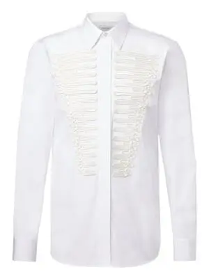Alexander McQueen Cotton Poplin Shirt - White