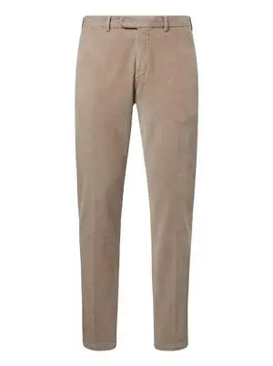 Thom Sweeney Cotton-blend Corduroy Slim Pants - Beige