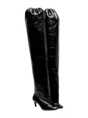 Proenza Schouler Uma 60 Leather Over-the-knee Boots - Black