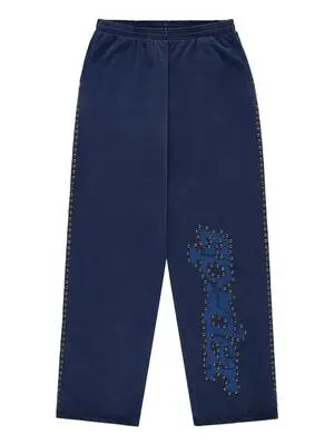 SP5DER Punk V3 Studded Sweatpant - Blue