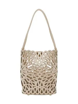 Simkhai Mccall Laser-cut Bucket Bag - White