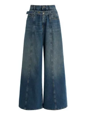 Closed Zoya-x Rigid Wide-leg Jeans - Dark Wash