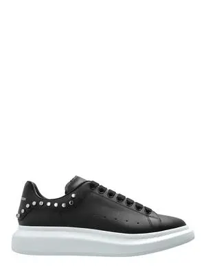 Alexander McQueen Oversized Studded Sneakers - Black/silver