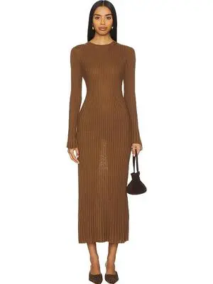 Callahan Mason Midi Dress - Toffee