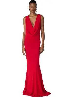 Diane Von Furstenberg Margeaux Gown - Scarlet