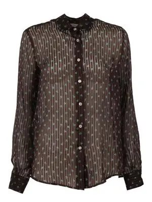 MAZZARELLI Mazzarelli Floral-Print Silk Shirt