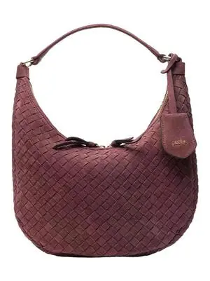 POCHE PARIS Woven Tote Bag - Red