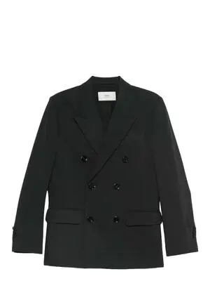 AMI Paris Double-breasted Blazer - Grey