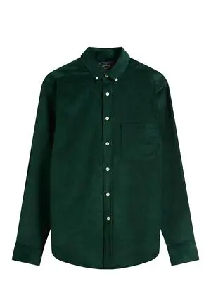 Portuguese Flannel Lobo Button Down Corduroy Shirt - Green