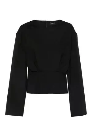 A.W.A.K.E. Mode Round-neck Top - Black