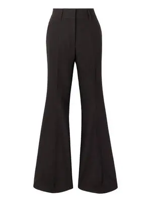 Gabriela Hearst Rhein Wool Flared Pants - Brown