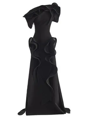 Maticevski Synergies Off-the-shoulder Gown - Black