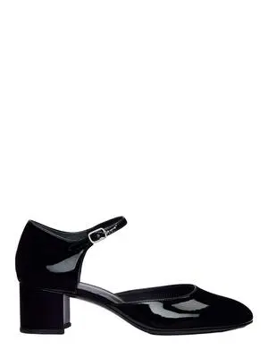 REFORMATION Laurie Pump Black Patent