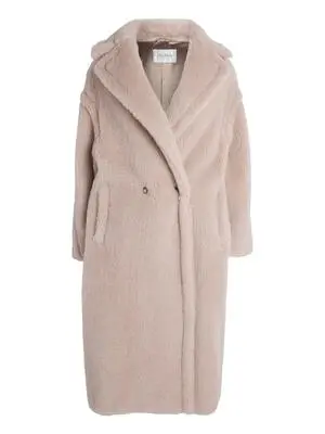 Max Mara Alpaca-wool-silk Teddy Bear Overcoat - Beige