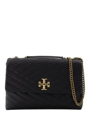 Tory Burch Kira Chevron Convertible Shoulder Bag - Black