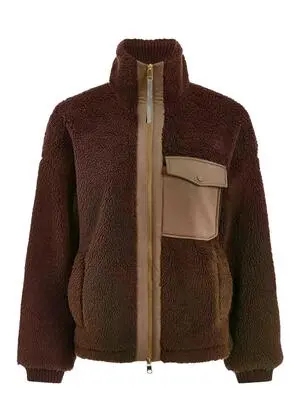 Varley Lowell Sherpa Jacket - Brown