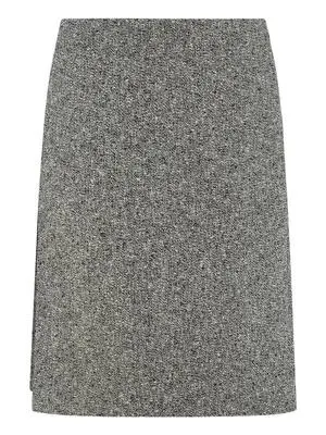 GUCCI Gucci Mouliné Wool-Cotton Skirt