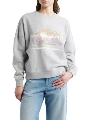 BOSS Cotton Sweatshirt - Light/pastel Grey