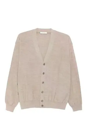 LEMAIRE Button-front Cardigan - Neutrals