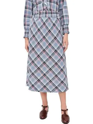 MAREA Lydia Plaid Maxi Skirt