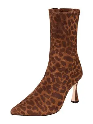 L'Agence Severine Booties - Leopard