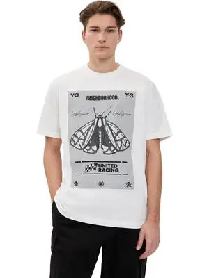 Y3 X Nbhd Graphic Tee - White