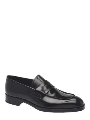 Prada Calfskin Penny Loafer - Nero