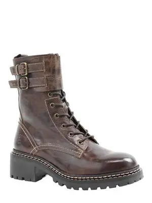 ROAN Noelia Ankle Boot - Dark Brown Pullup
