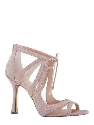 Nina Darissa Ankle Tie Sandal Beige