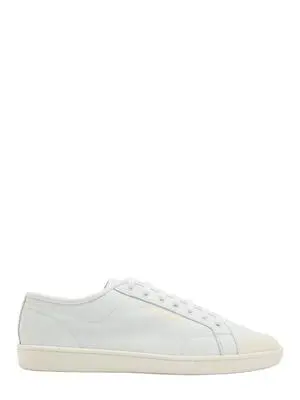 Saint Laurent Gym Leather Sneakers - White