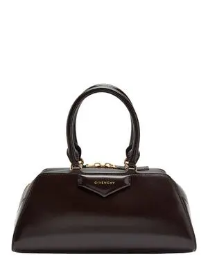 Givenchy Antigona East-west Small Top Handle Bag - Chocolate