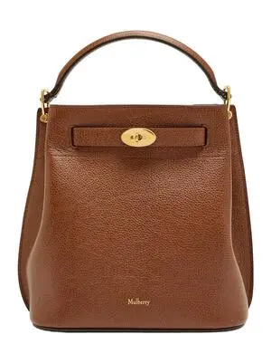 Mulberry Islington Grained Leather Bucket Bag - Tan